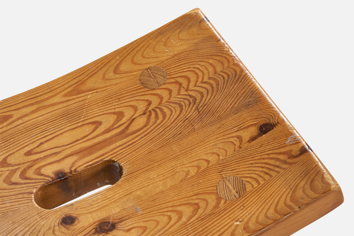 Swedish Designer, Stool, Pine, Sweden, 1960s – PRB