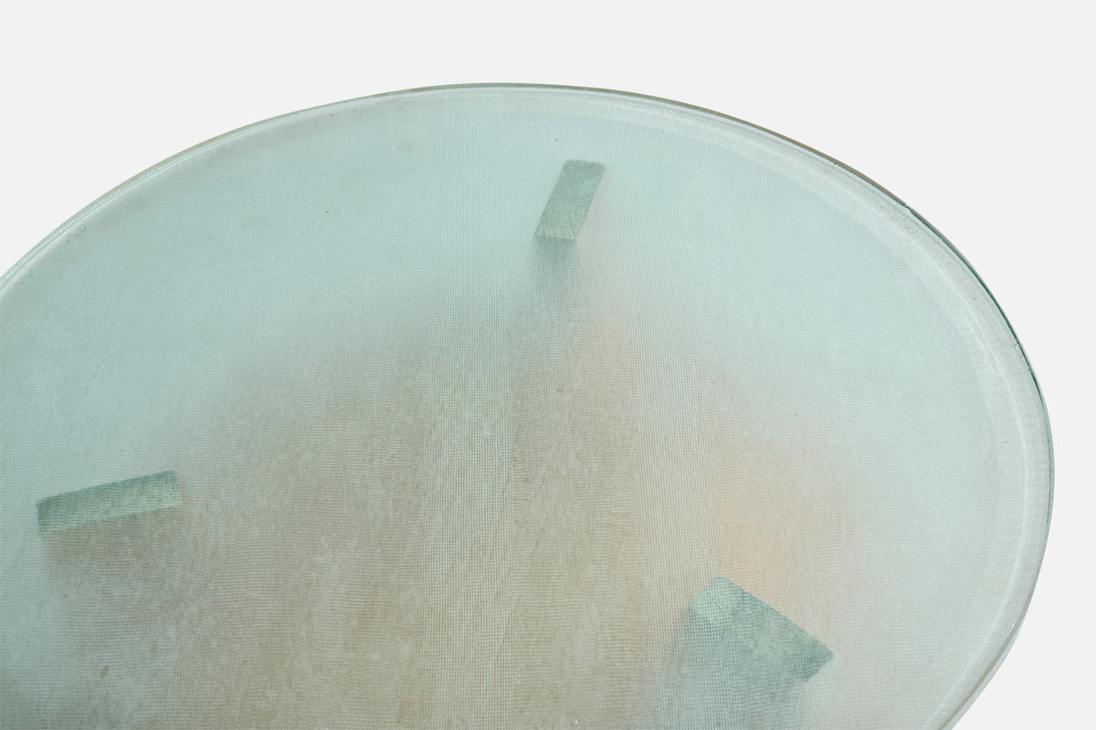 Swedish Designer, Side Table, Pine, Glass, Sweden, 1930s – PRB