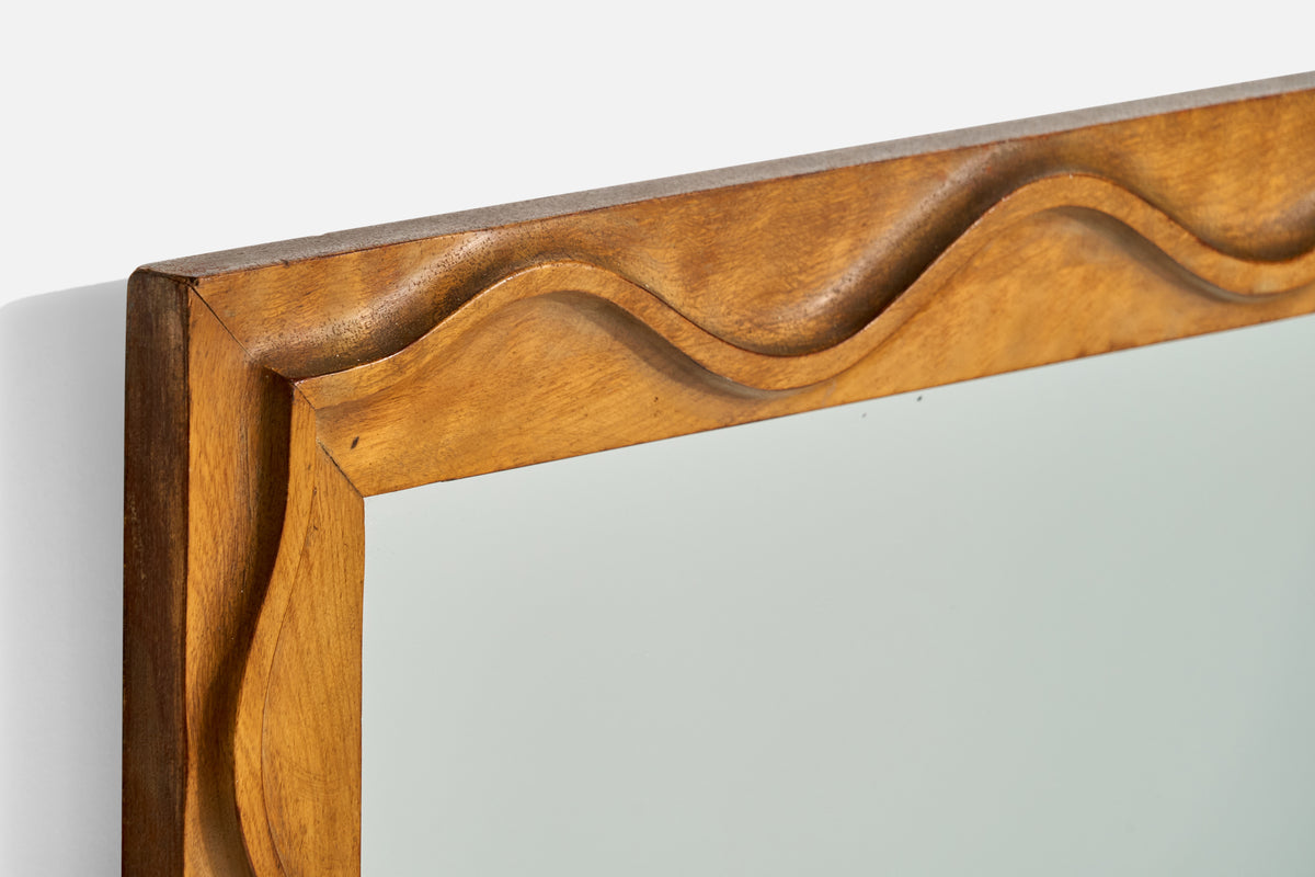 Gilbert Rohde, Wall Mirror, Wood, USA, 1930s – PRB