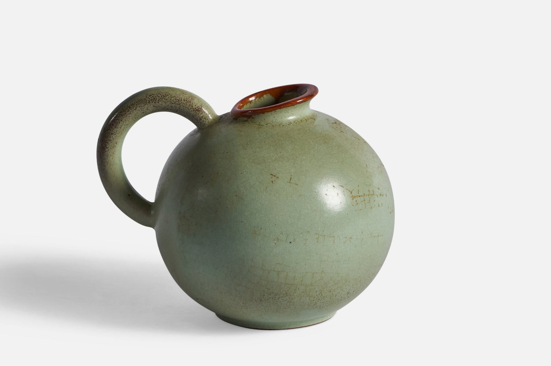 Gabriel Keramik, Pitcher, Earthenware, Sweden, 1930s – PRB