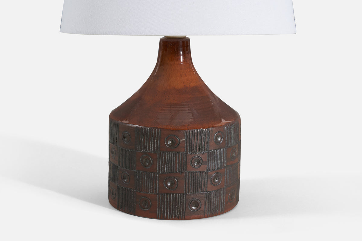 Tage Sikker Hansen, Table Lamp, Glazed Stoneware, Denmark, 1960s – PRB