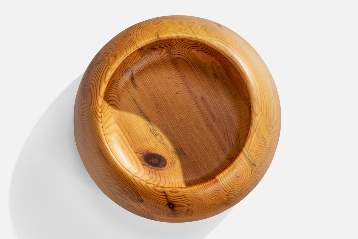 Stig Johnsson, Bowl, Pine, Sweden, 1970s – PRB